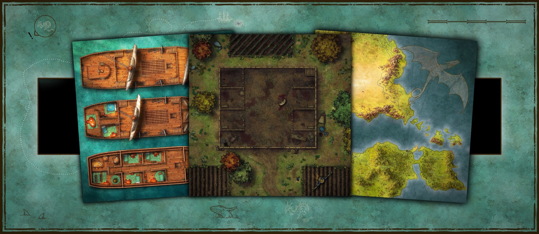 Battlemaps & TTRPG Maps - Silver Compass Maps