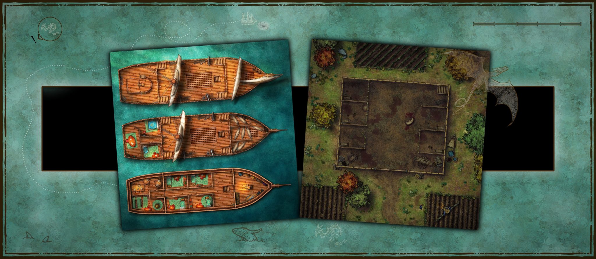 Battlemaps & TTRPG Maps - Silver Compass Maps