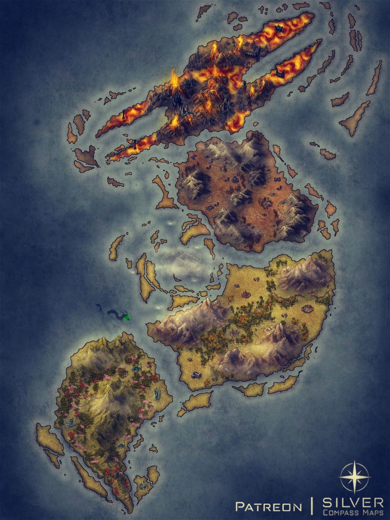 Battlemaps & TTRPG Maps - Silver Compass Maps