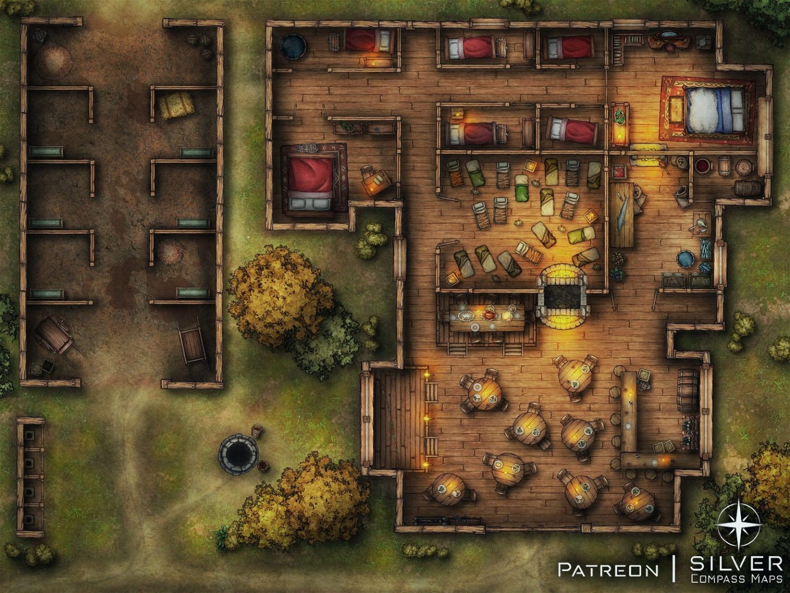 Battlemaps & TTRPG Maps - Silver Compass Maps